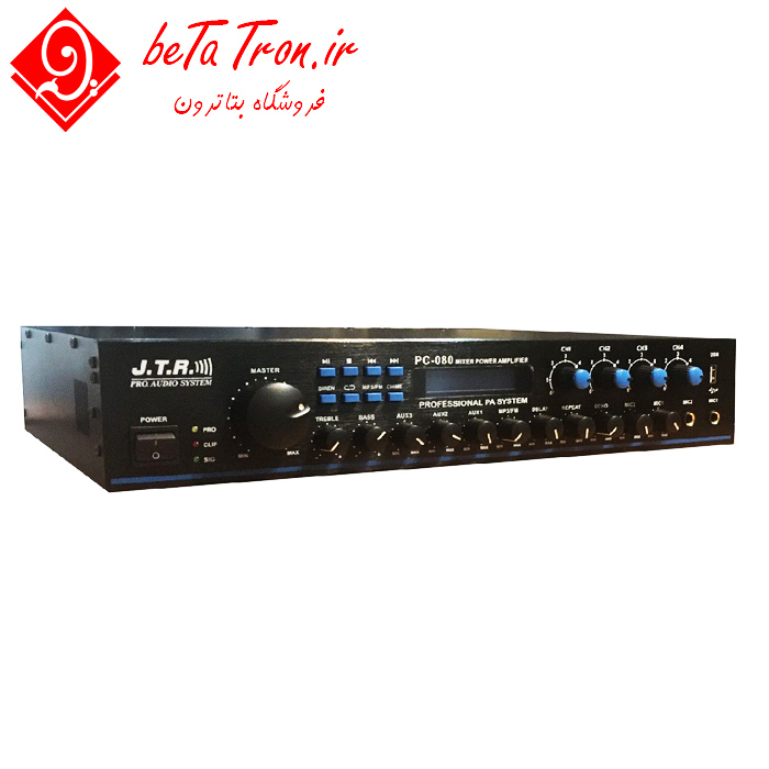 قیمت خرید آمپلی فایر اهمی ولتی جی تی آر 080 | JTR PC-080 - فروشگاه بتاترون